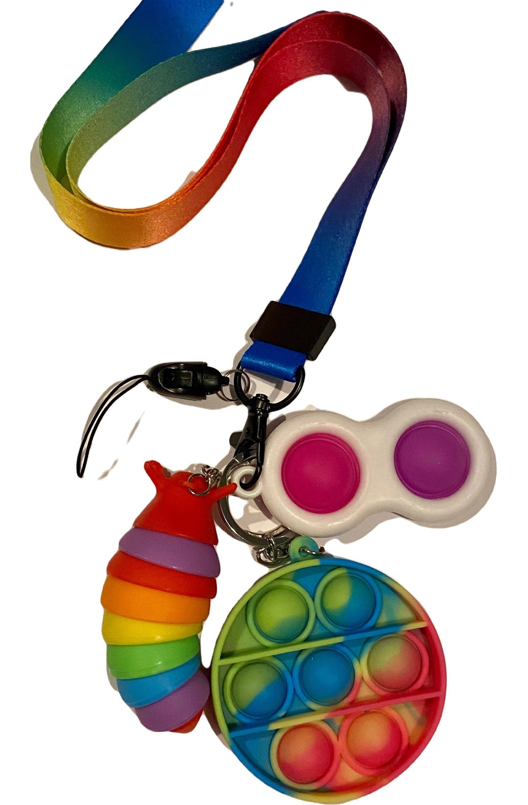 Fidget Stimming Lanyard Stim Toy Sensory Toy Autism Adhd - Etsy