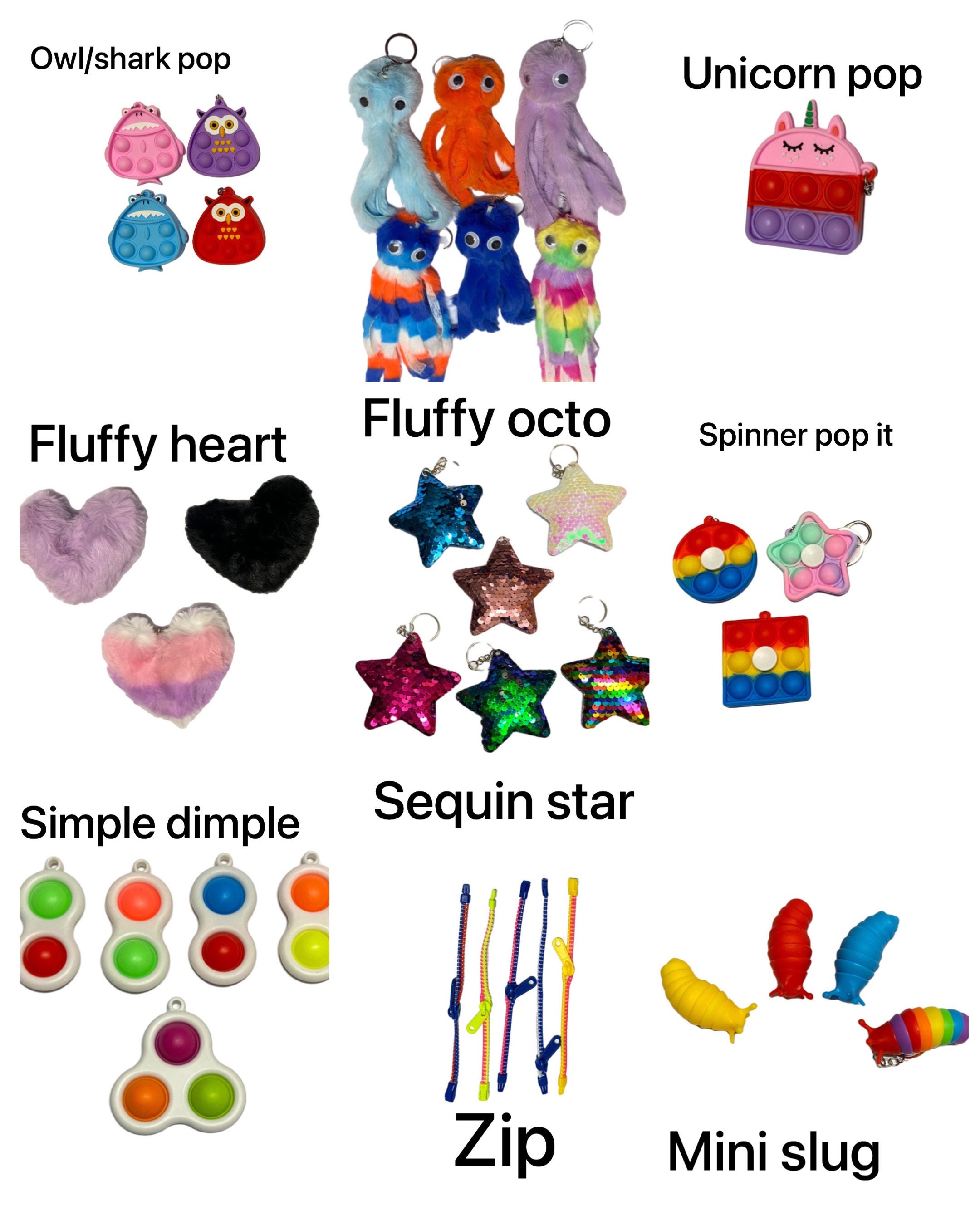 Custom Fidget Key Ring Personalised Keychain Stim Toy - Etsy UK