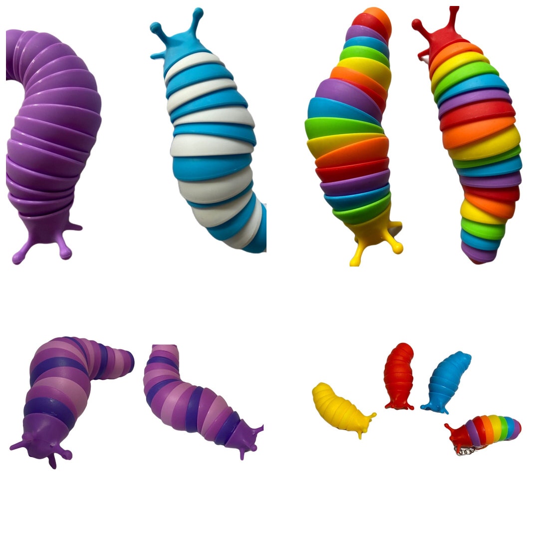 Fidget Slug / Fidget Toy / Sensory Toy / Stim Toy / Articulated Slug ...