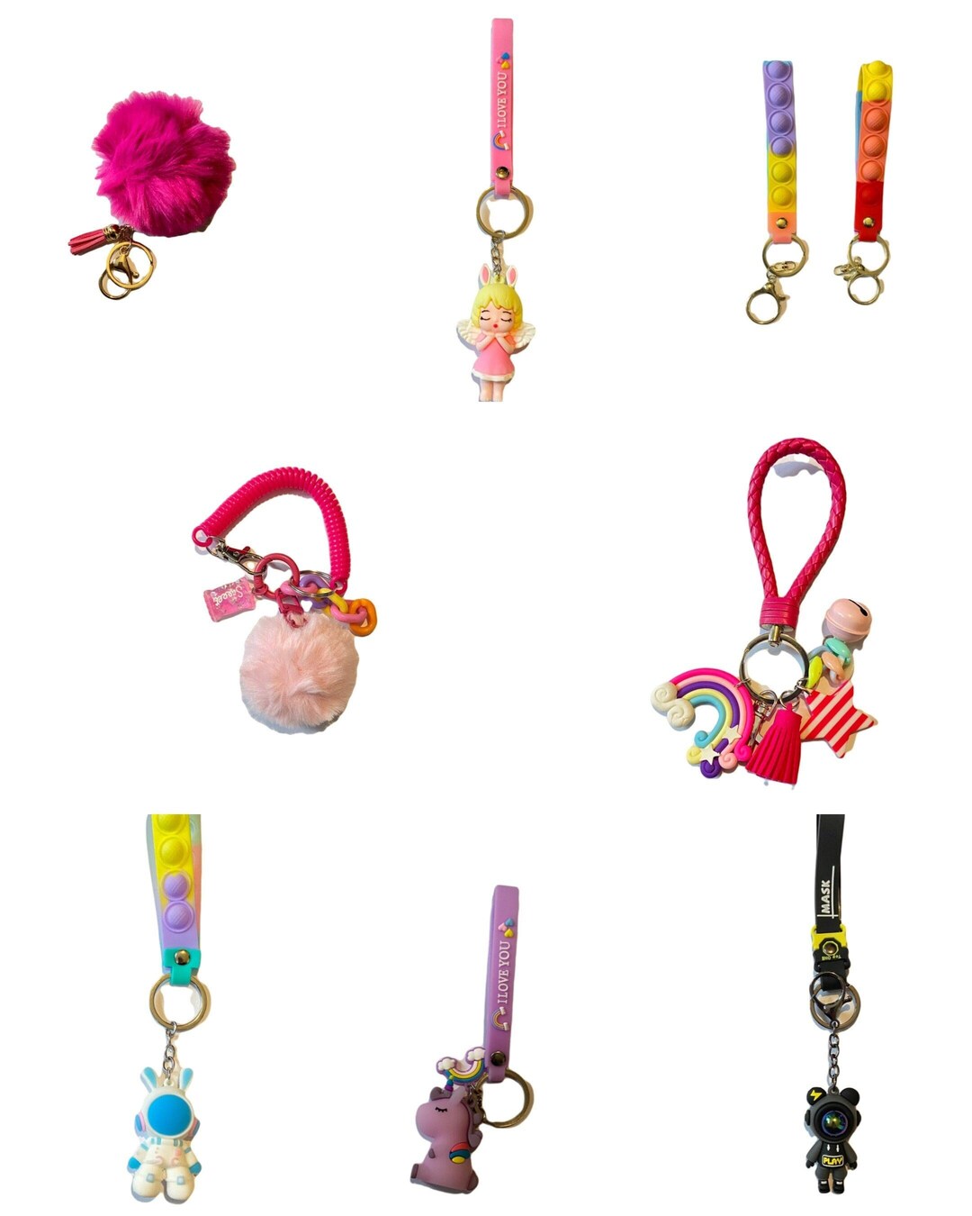 Custom Fidget Key Ring Personalised Keychain Stim Toy - Etsy UK