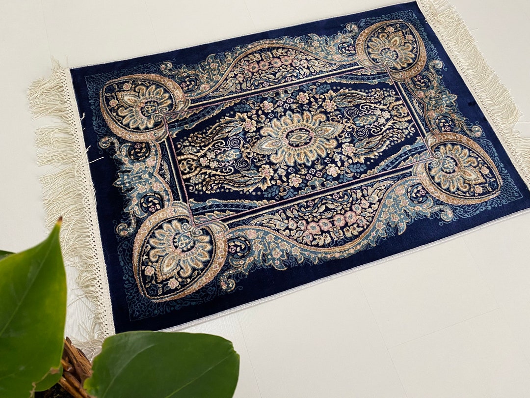 Small Persian Rug / Blue Persian Rug / Persian Carpet / - Etsy