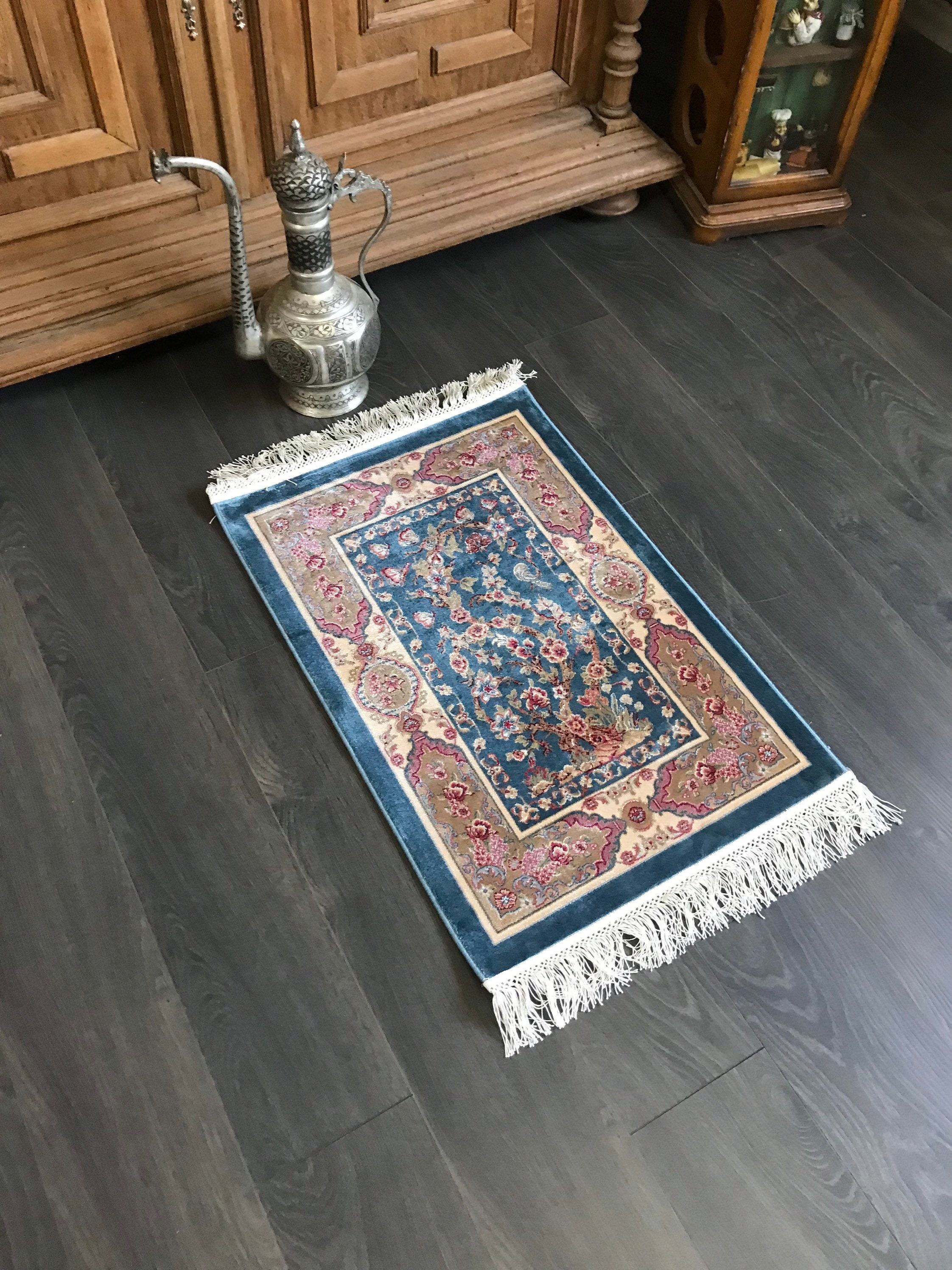 Oriental Persian Small Carpet Modern Persian Rug Blue Small - Etsy