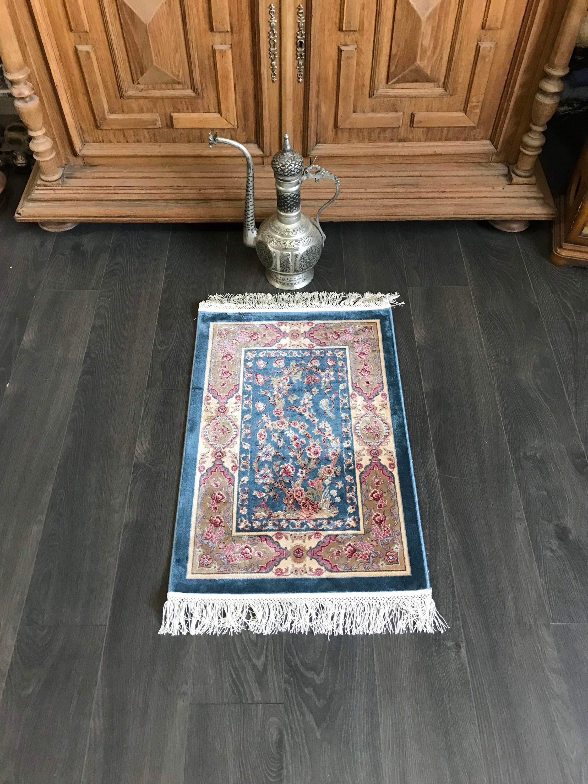 Oriental Persian Small Carpet Modern Persian Rug Blue Small - Etsy