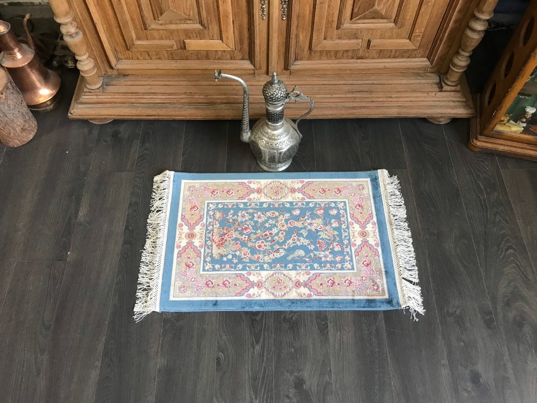 Oriental Persian Small Carpet Modern Persian Rug Blue Small - Etsy