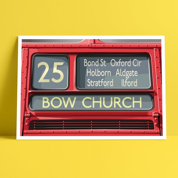 Bus Destination Blind - Etsy UK