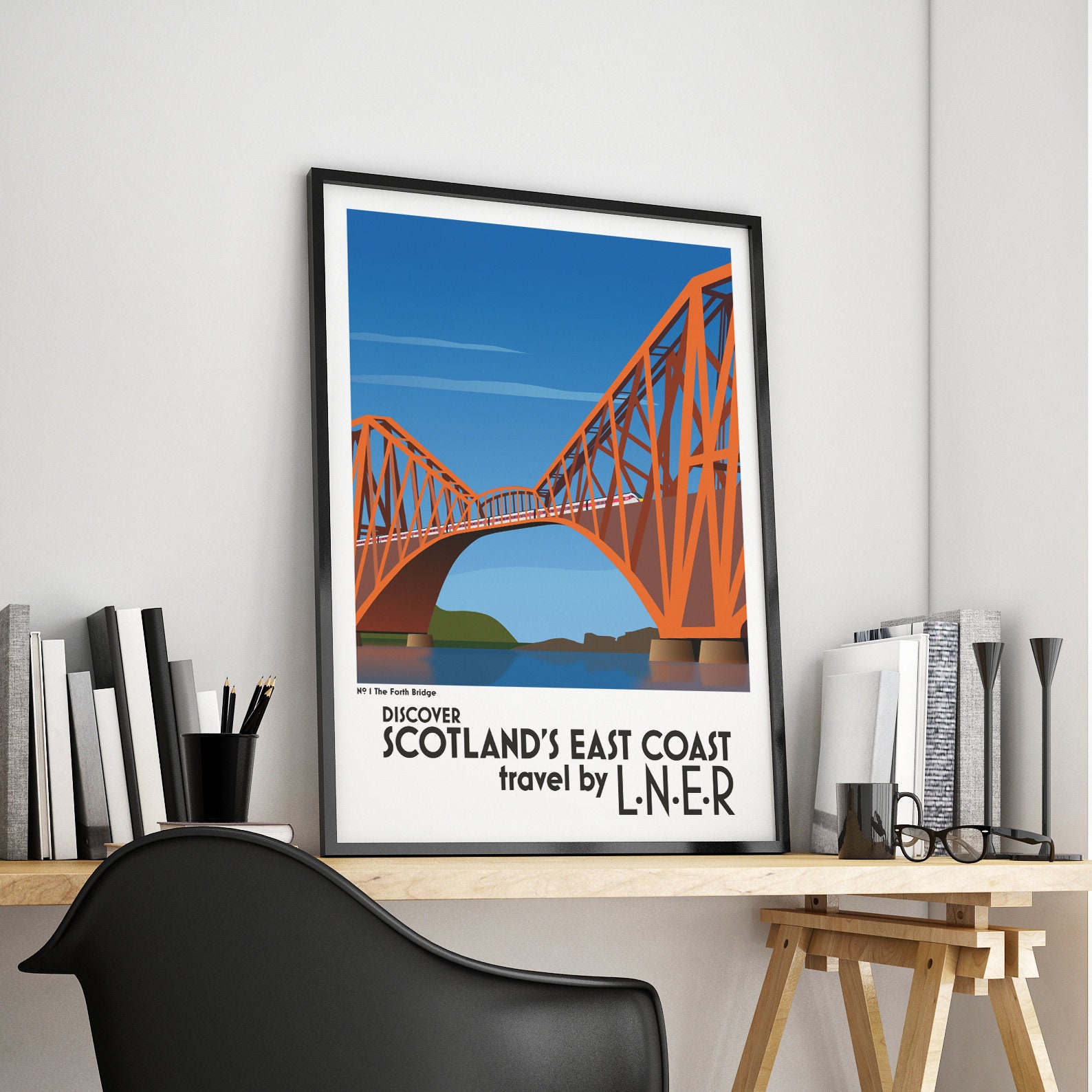 LNER Railway Giclée Print: Vintage Scotland Travel Poster - Etsy UK