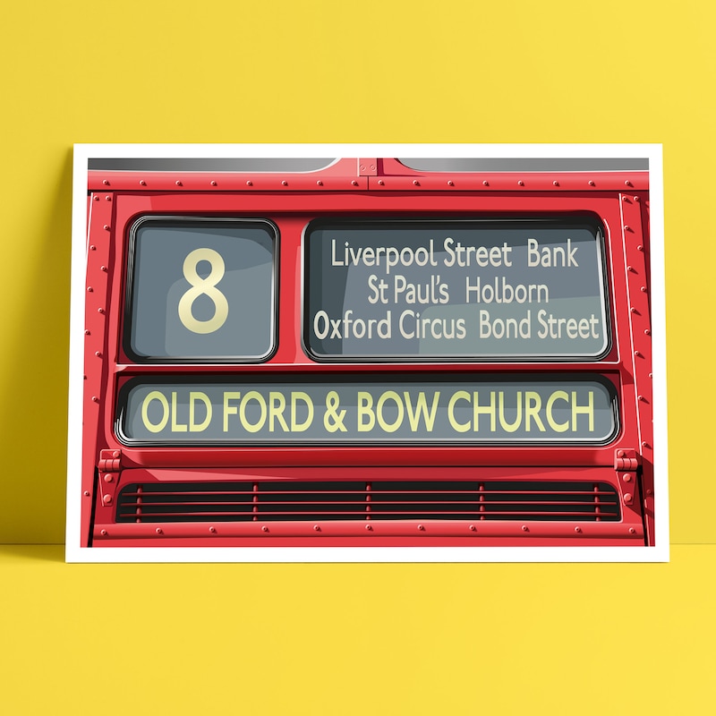 Bus Destination Blind - Etsy UK