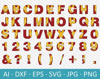 Iron Man Svg Bundle - Etsy