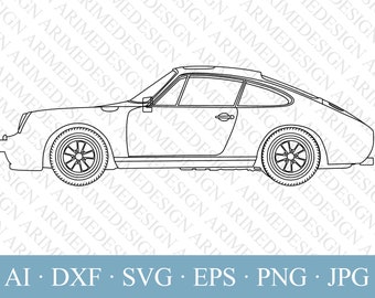 Porsche 911 Svg - Etsy