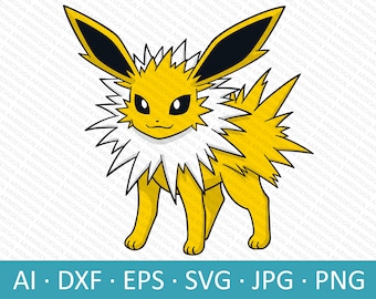 Jolteon Svg - Etsy Canada