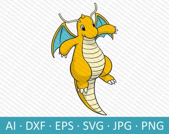 Dragonite Svg - Etsy Canada