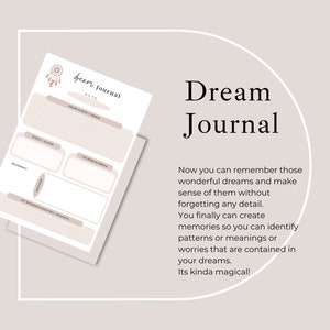 Strange Dream Tracker, Printable Dream Journal, Dream Tracker ...