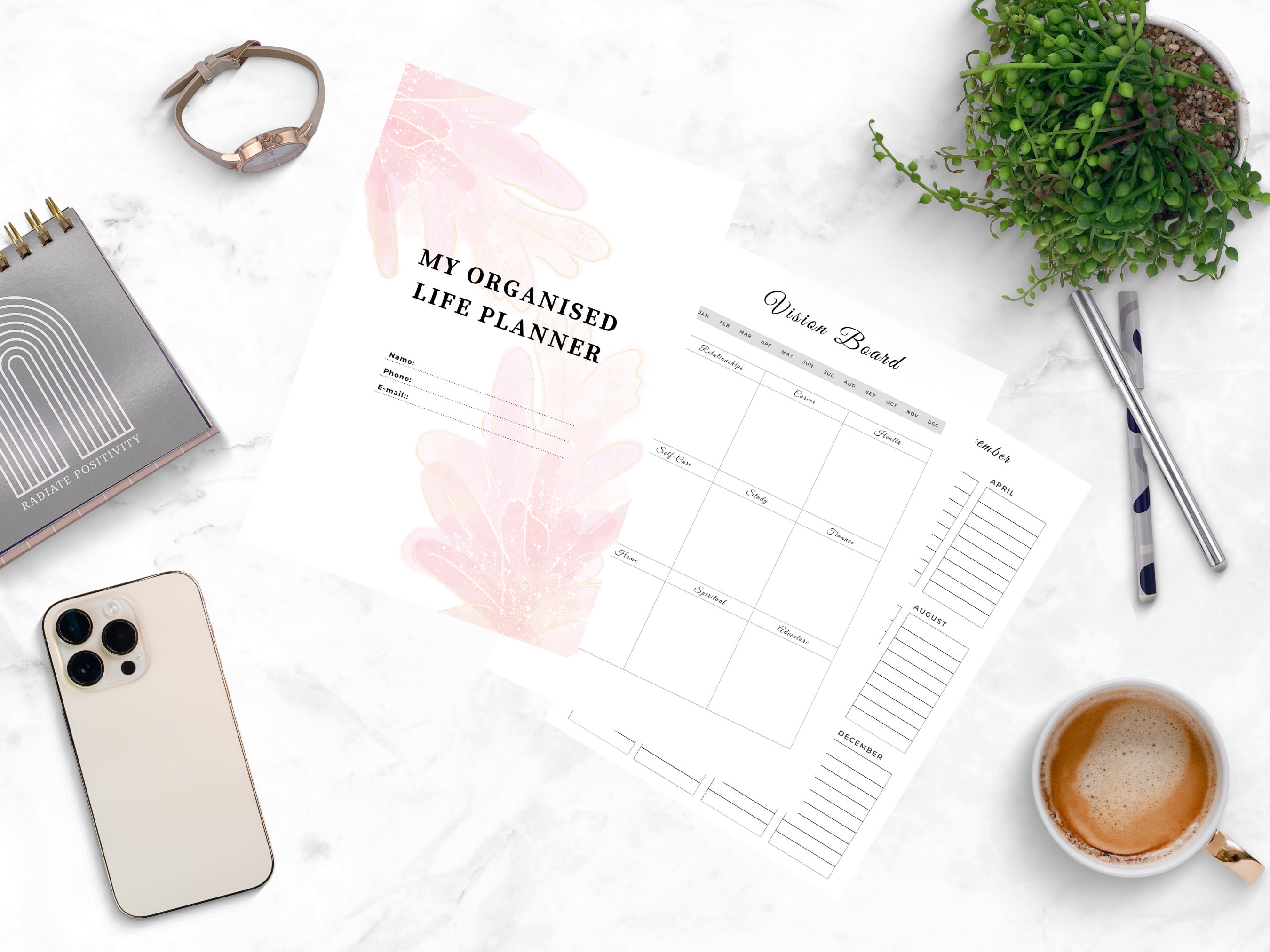 Ultimate Printable Productivity Planner, Goal Setting Printable ...