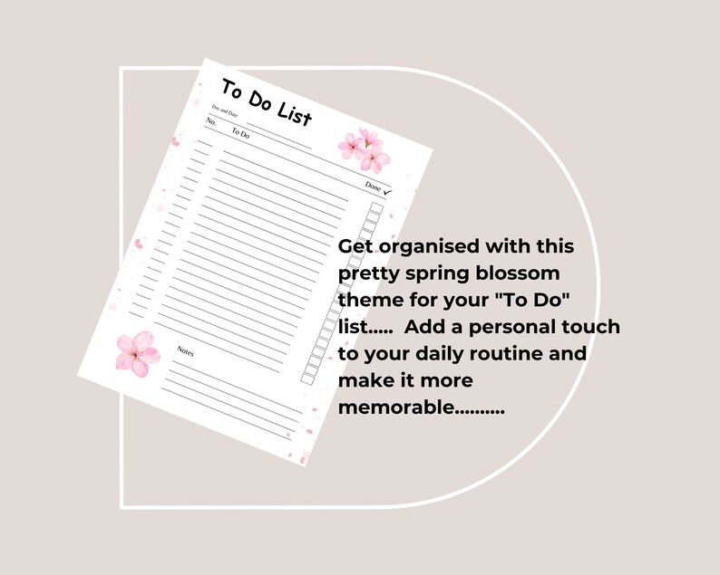 Printable to Do List for Springtime, Spring Cleaning to Do List ...