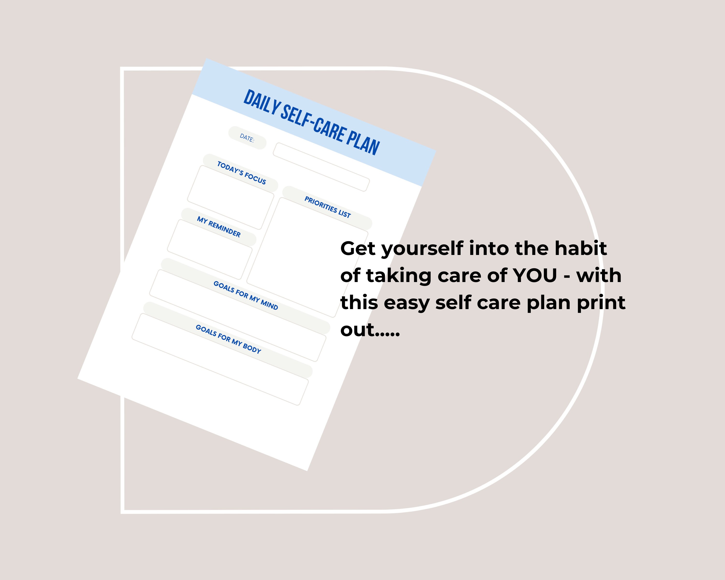 Daily Check in Self Care Journal, Daily Check in Journal Page, Self ...