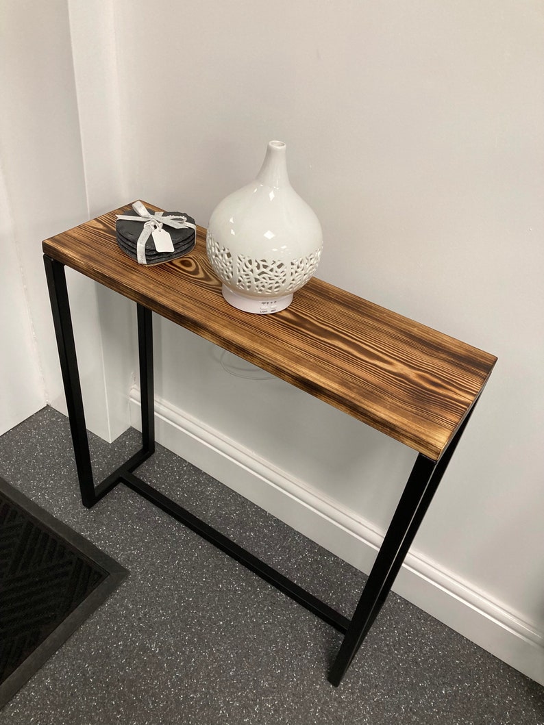 Black Frame Sofa Side Table 19.5cm Wide Sofa Table side - Etsy