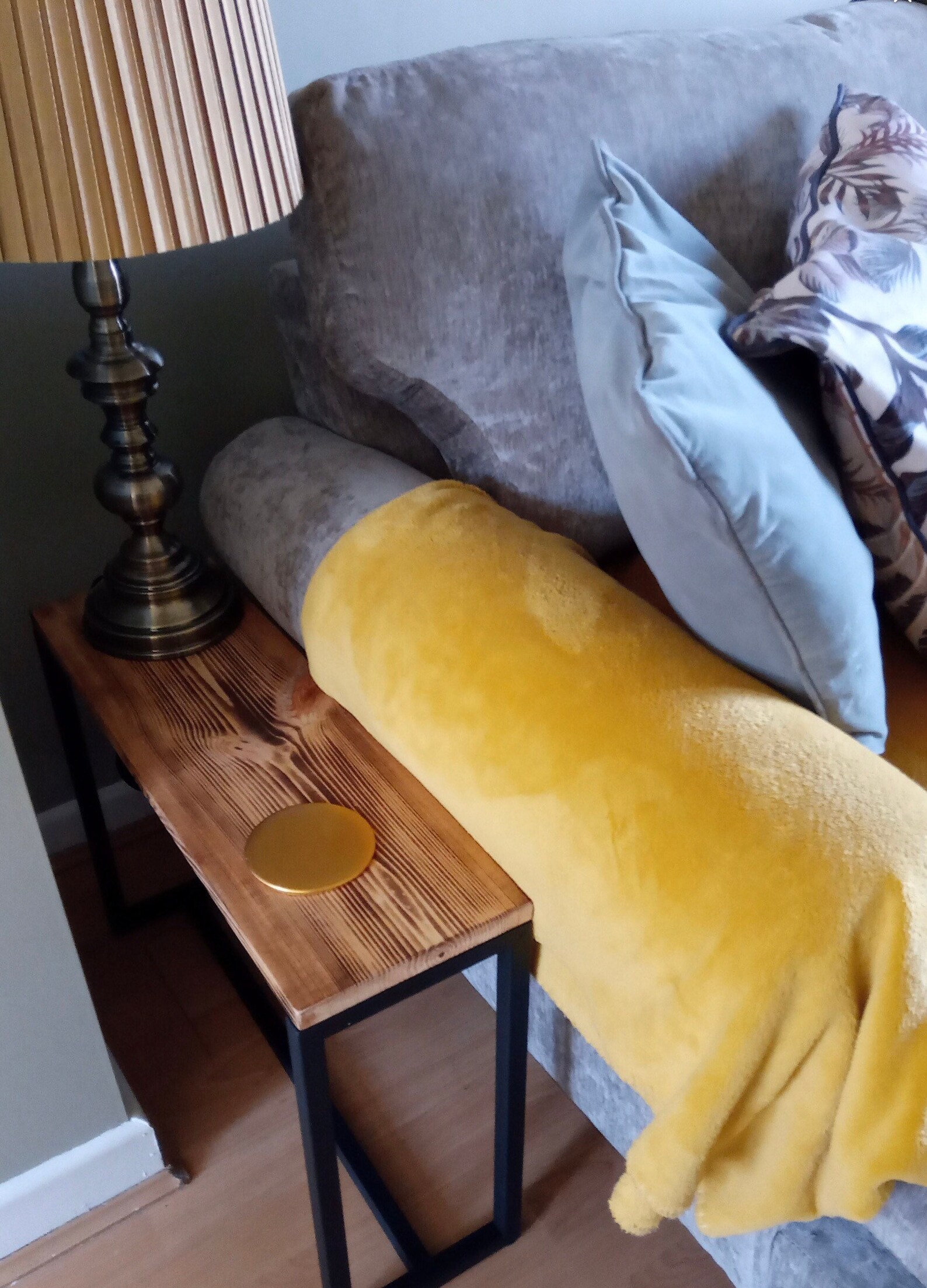 Black Frame Sofa Side Table 19.5cm Wide Sofa Table side | Etsy