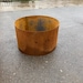 Corten Steel Raised Round Open Bottom Planter Beds - Etsy UK