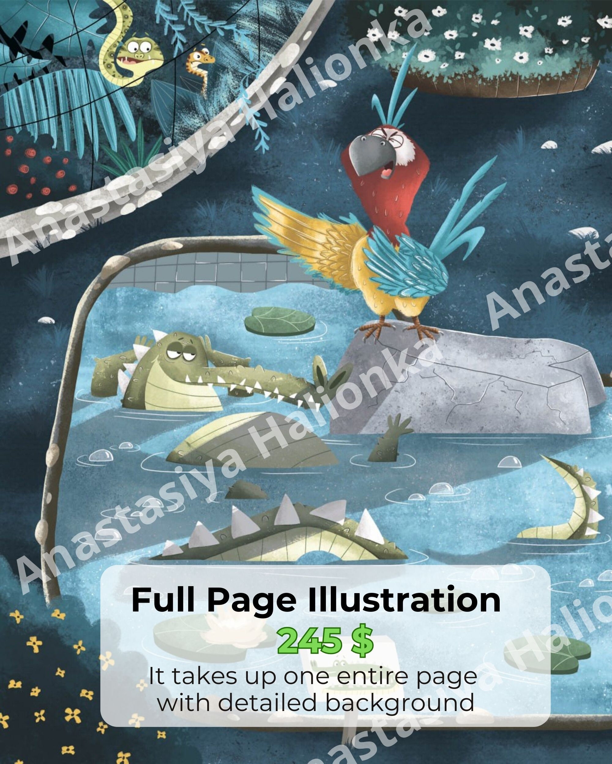 Personalized Cartoon Custom Book Cover Design, Cover Illustrator ...