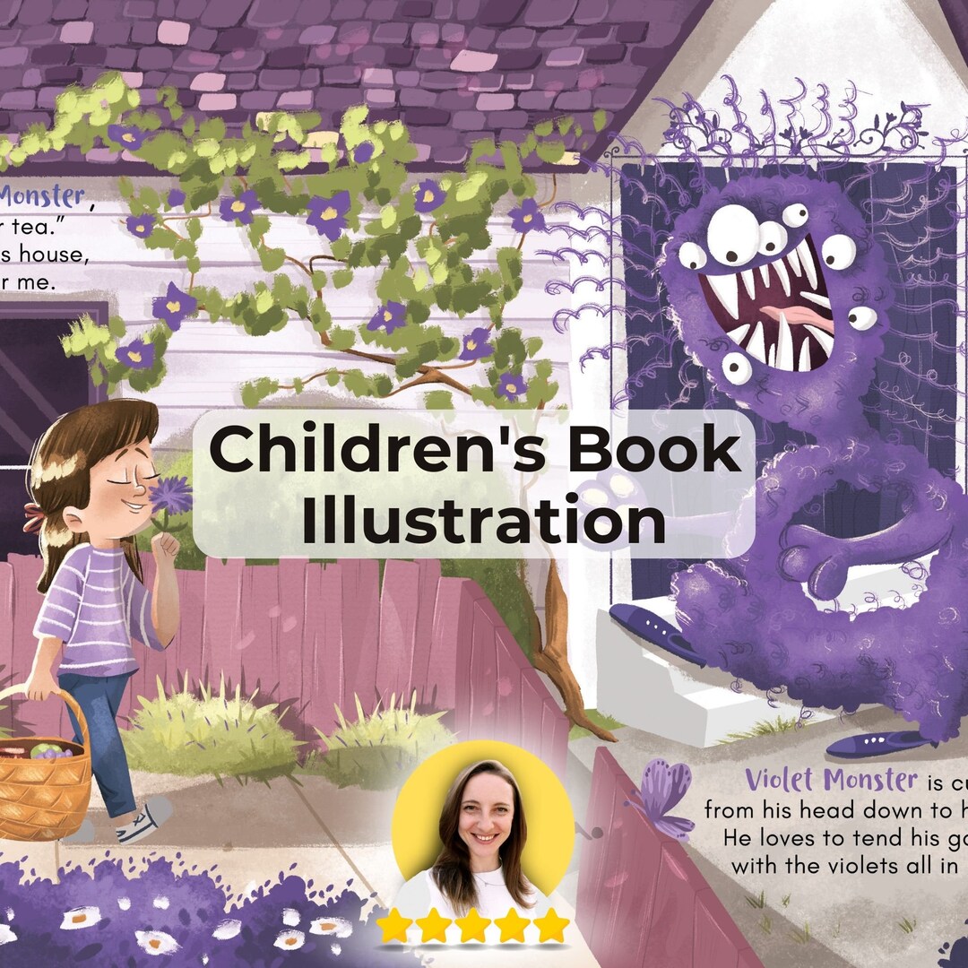 Childrens Book Illustration, Professional Illustration, Custom ...