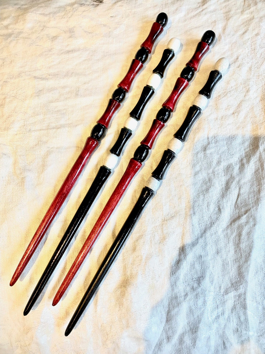 12 Inch Birch Wands With Contrast - Etsy