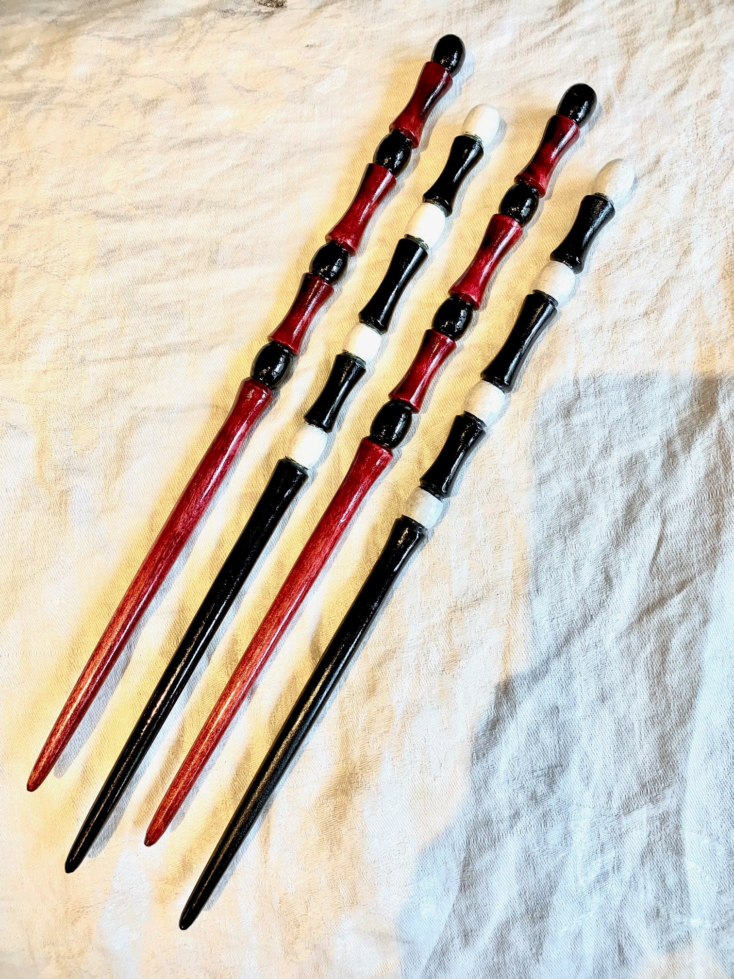 12 Inch Birch Wands With Contrast - Etsy