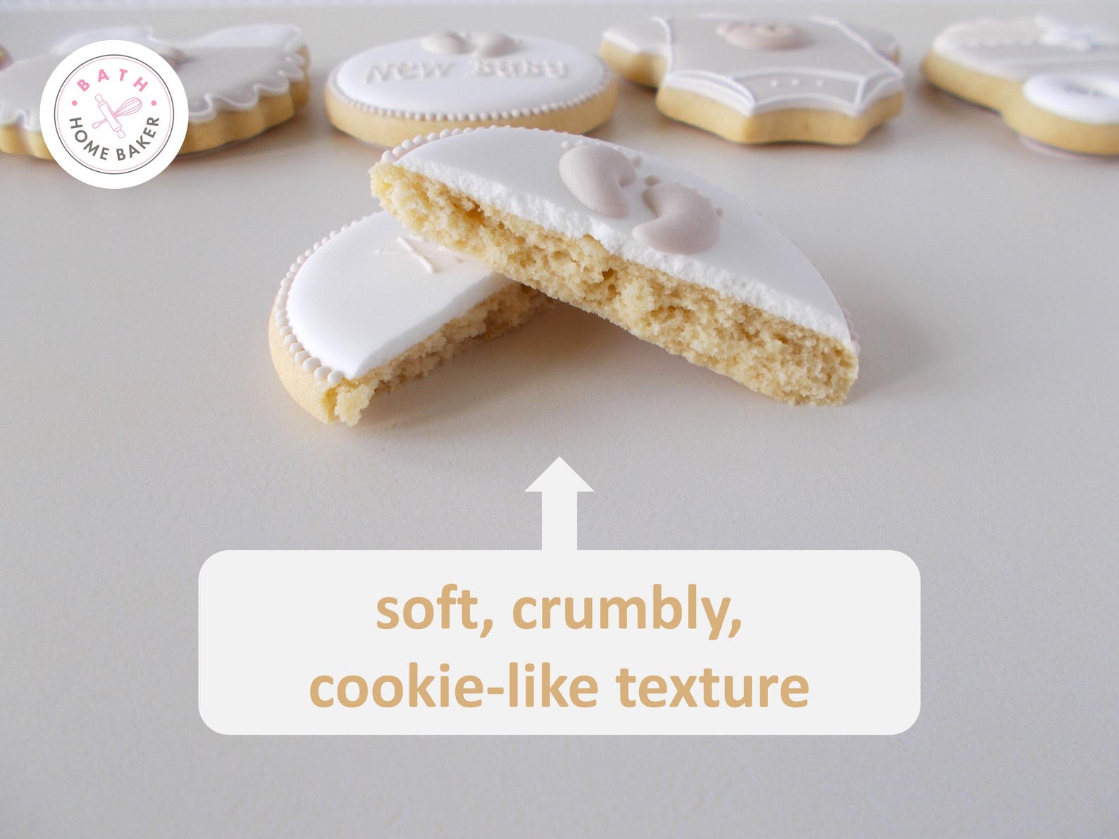 Personalised New Baby Iced Biscuits, Set of 12 Baby Shower Biscuits ...