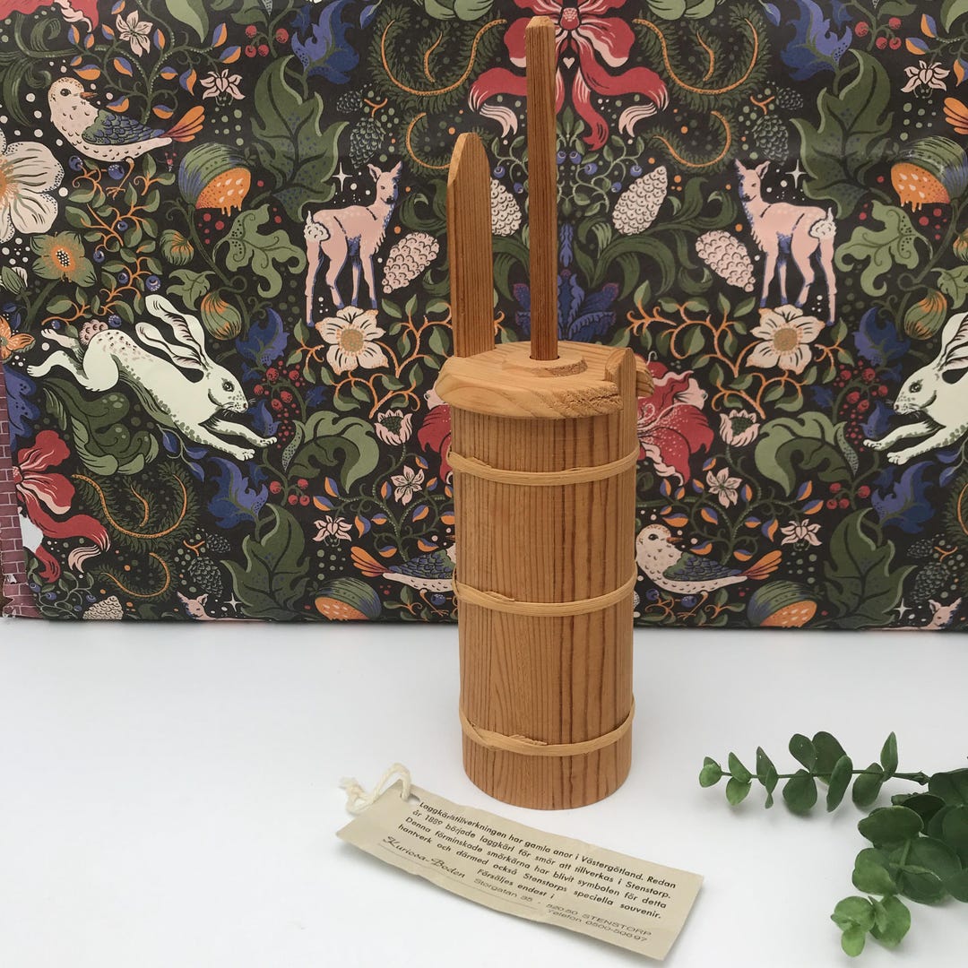 Small Wooden Butter Churn for Decoration/ Handicraft / Sweden / Vintage ...