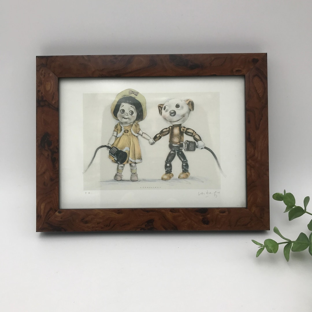 Small Painting / Lasse Åberg / Framed Reproduction / Sweden - Etsy