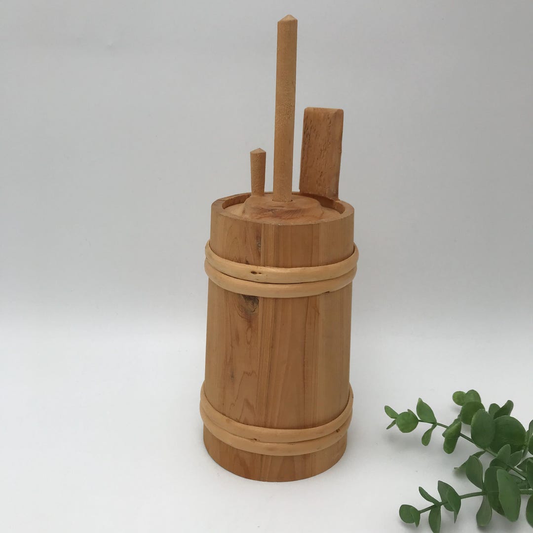Small Wooden Butter Churn for Decoration/ Handicraft / Sweden / Vintage ...