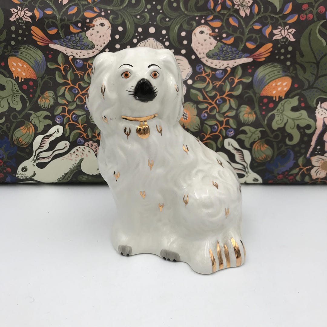 Porcelain Dog / Beswick England / Vintage - Etsy