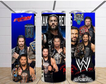 Wwe Sublimation Tumbler - Etsy Singapore