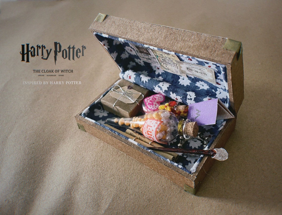 Harry Potter Inspired Mini Trunk 952.6 Cm a Unique Gift - Etsy