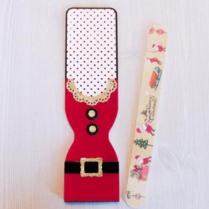 Christmas Nail File, Stocking Stuffer, Emery Board, Gift for Manicurist ...
