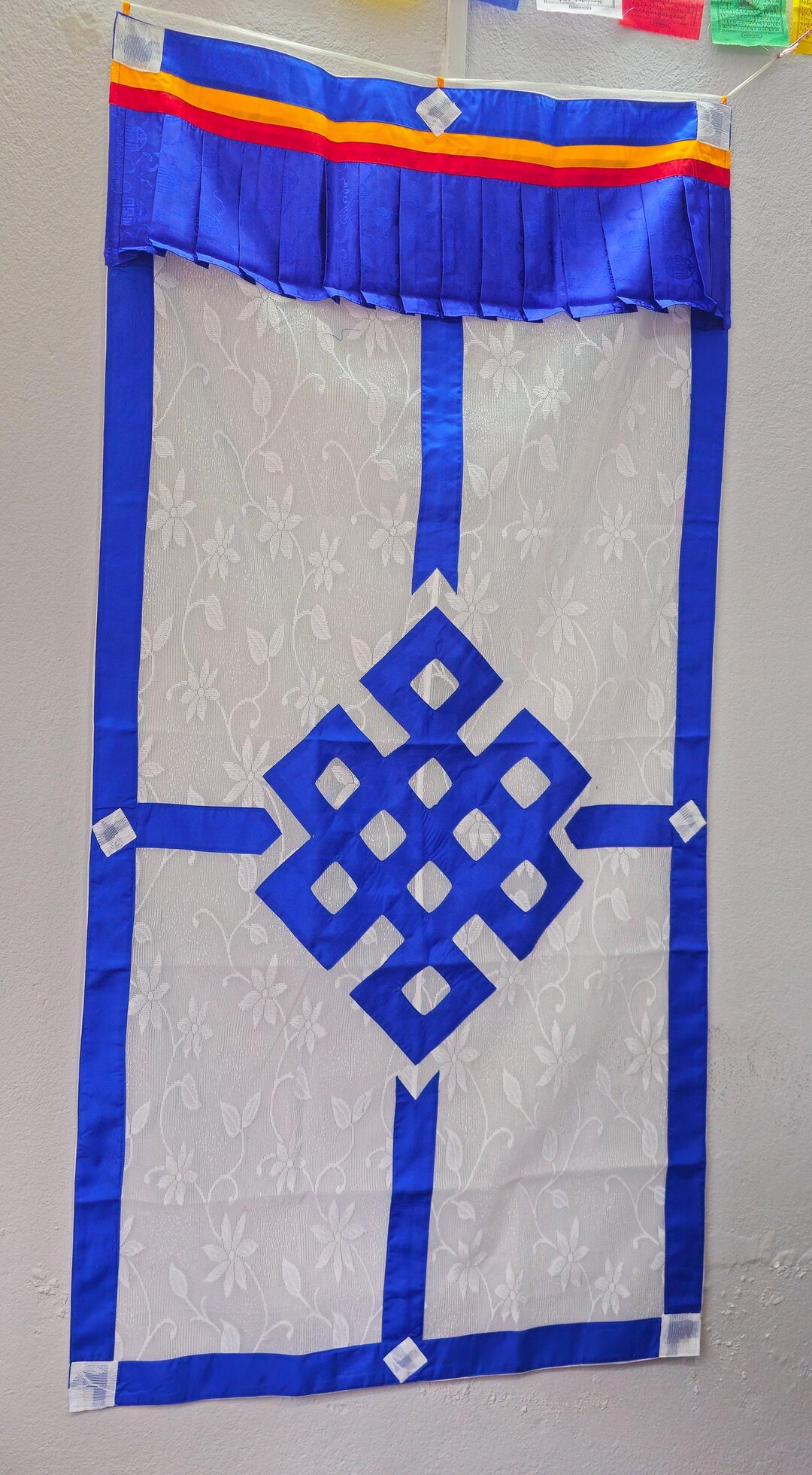 Tibetan Ritual Endless Knot Buddhist Door Curtain - Etsy