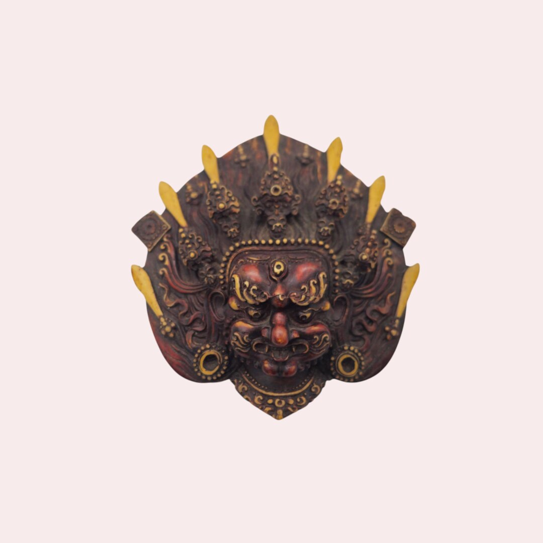 Bhirab Resin Hanging Mask - Etsy
