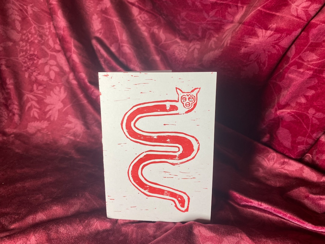Snake Furby Card - Etsy