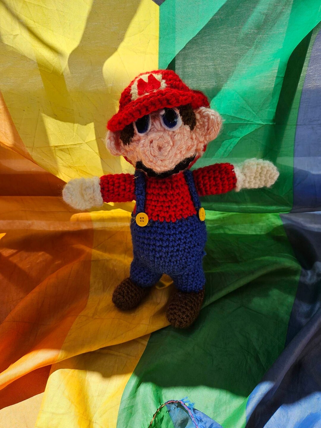 Handmade Super Mario Crochet Plush Doll - 23cm - Etsy
