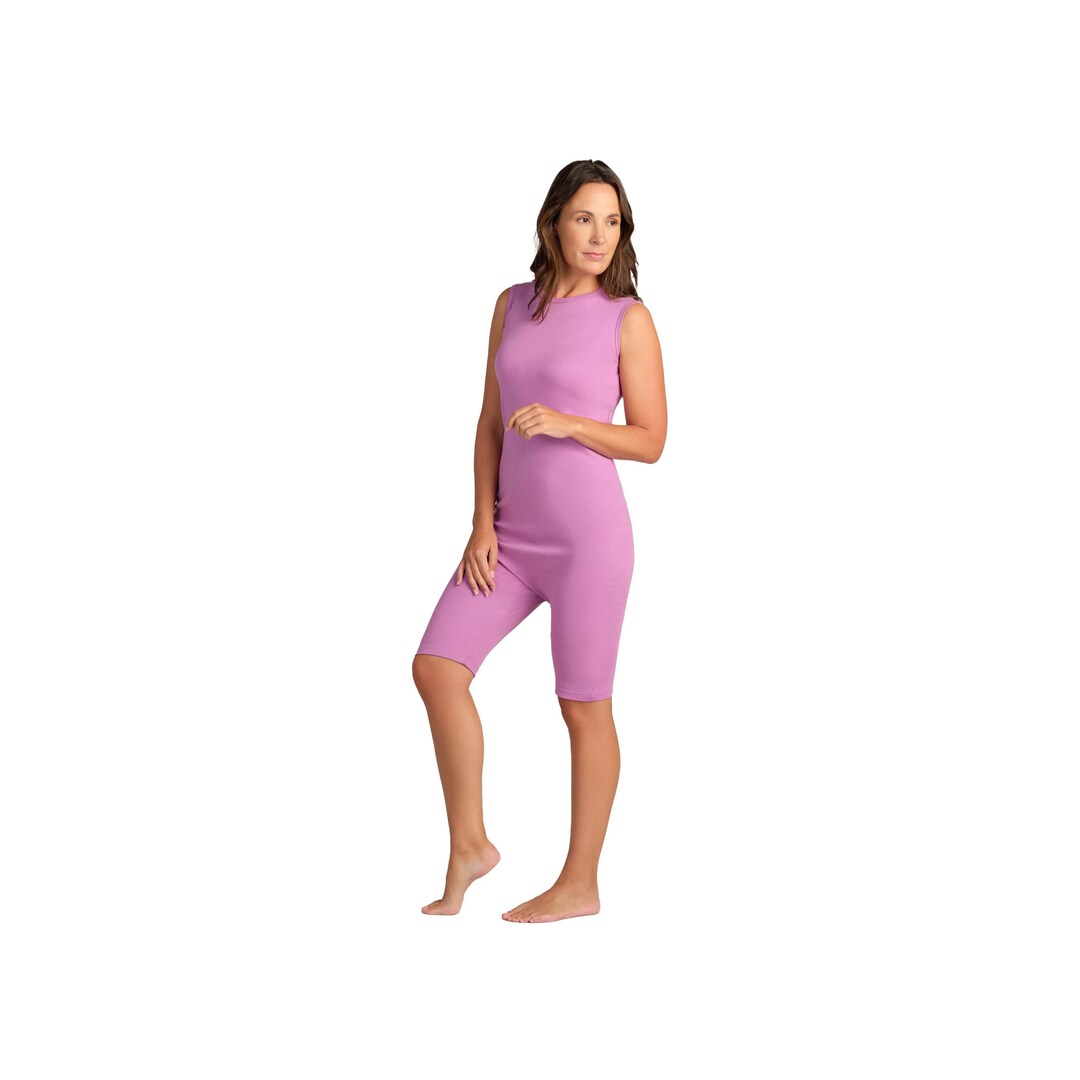 Short Bodysuit With Back Zipper | Body Stocking Onesie | Incontinence ...