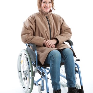 Wheelchair Jacket Winter | Adaptive Coats for Wheelchair Users - Etsy