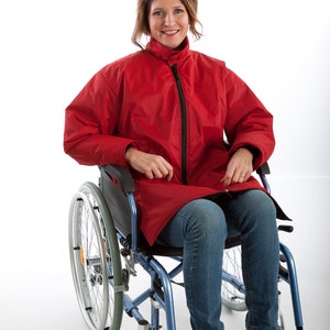 Wheelchair Jacket Winter | Adaptive Coats for Wheelchair Users - Etsy