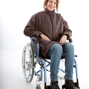 Wheelchair Jacket Winter | Adaptive Coats for Wheelchair Users - Etsy