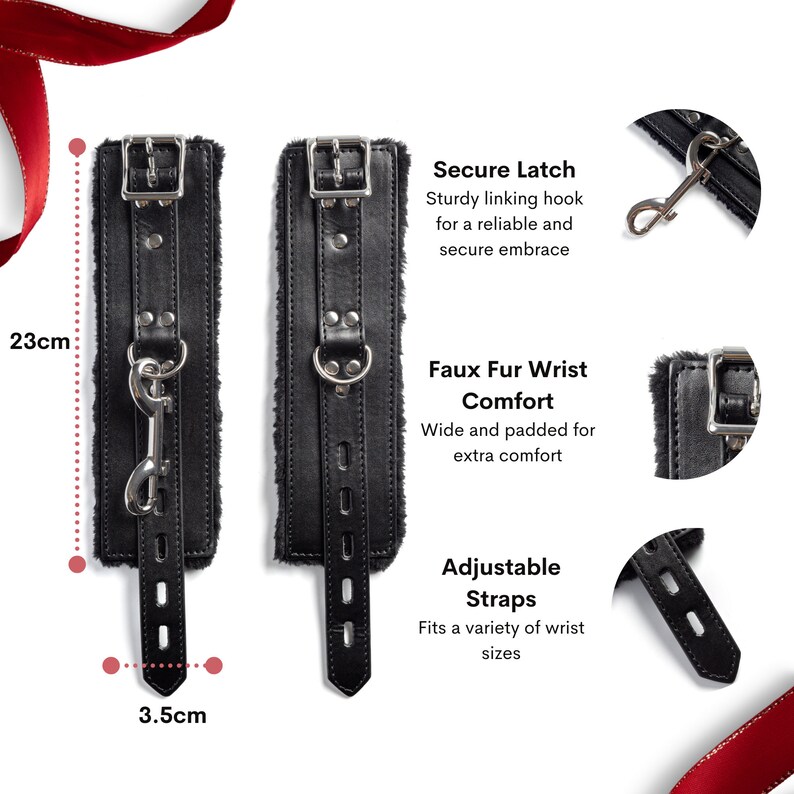 Luxury Handcuffs and Blindfold Set Adult Toys for Couples Date Night ...