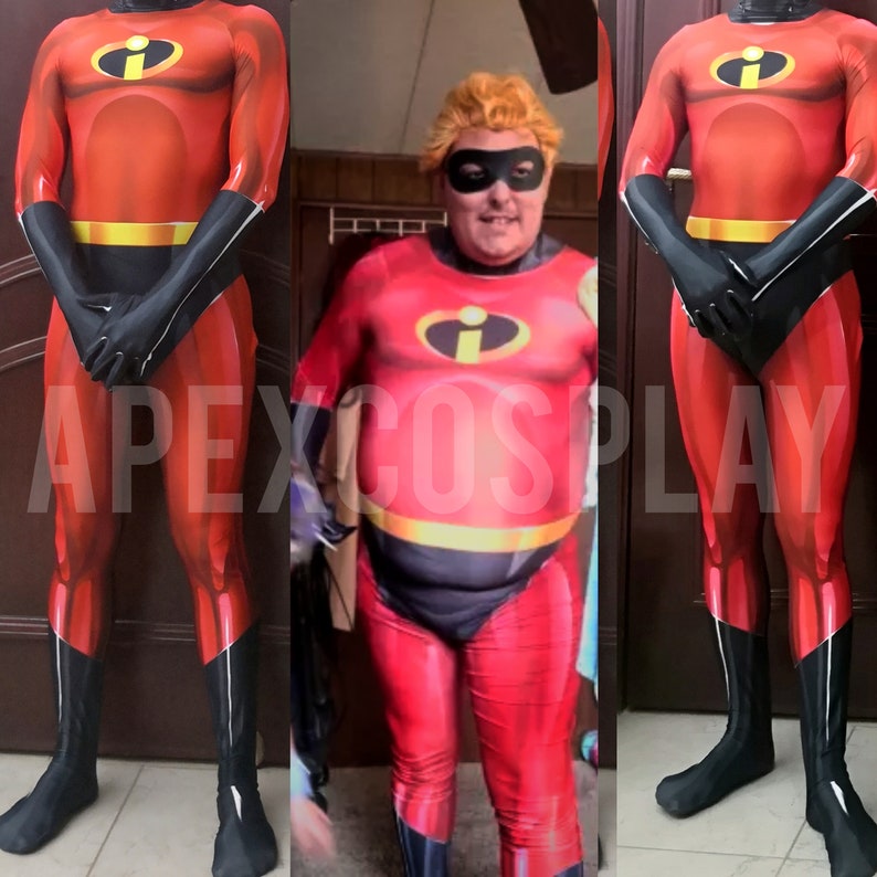THE INCREDIBLES Mr. Incredible / Frozone Men's Suit - Etsy