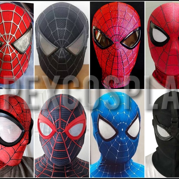 Spiderman Face Shell - Etsy