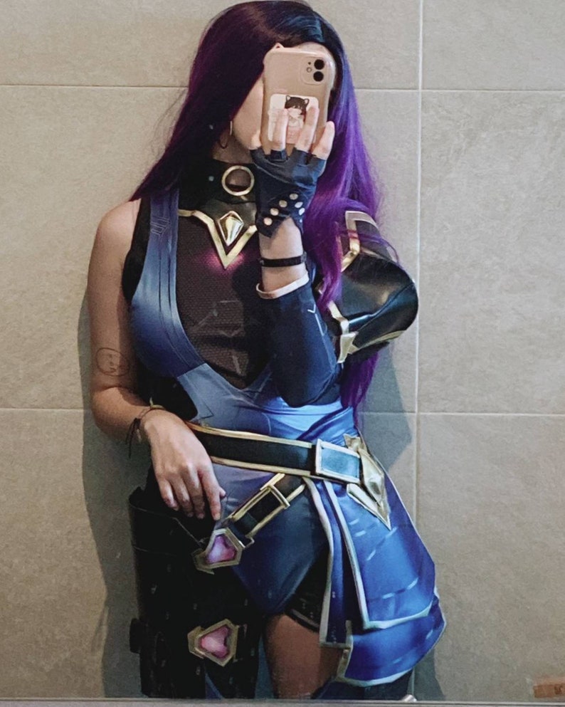 Reyna Valorant Agent Bodysuit Cosplay Costume Etsy