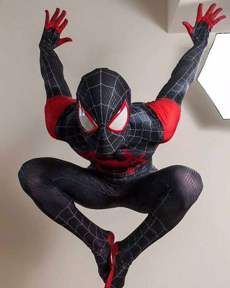 Miles Morales Spider-man Cosplay Costume spider Verse Suit - Etsy Australia