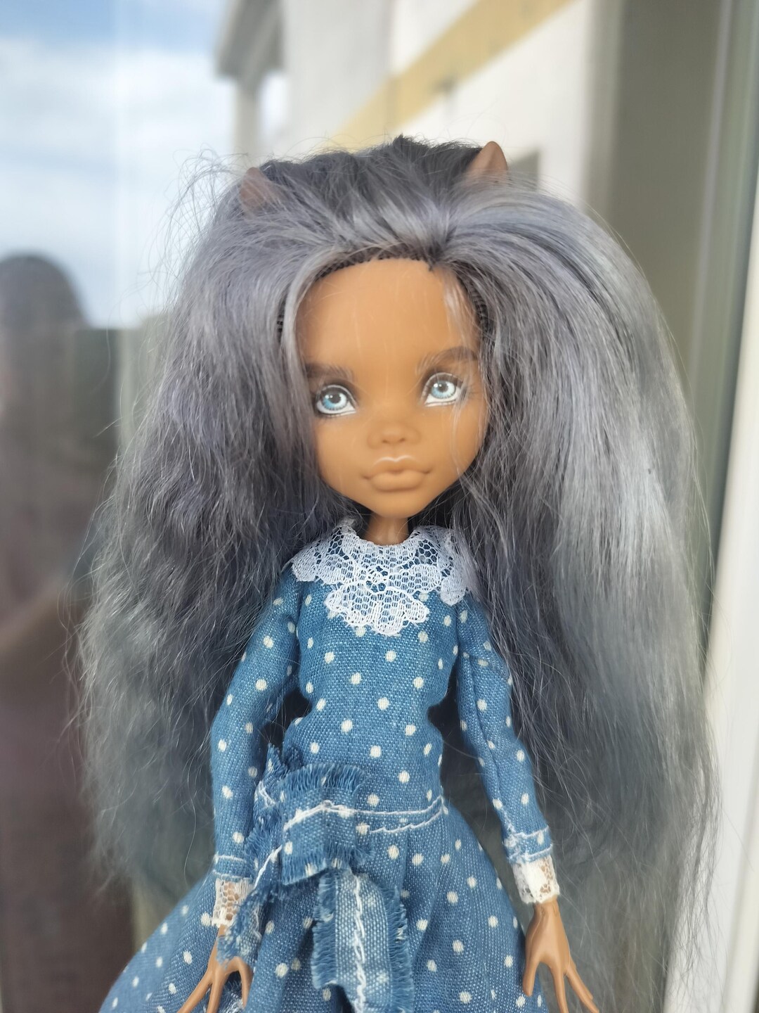 Monster High Customs Oak Repaint Handmade Art Doll With Natural Hair - Etsy