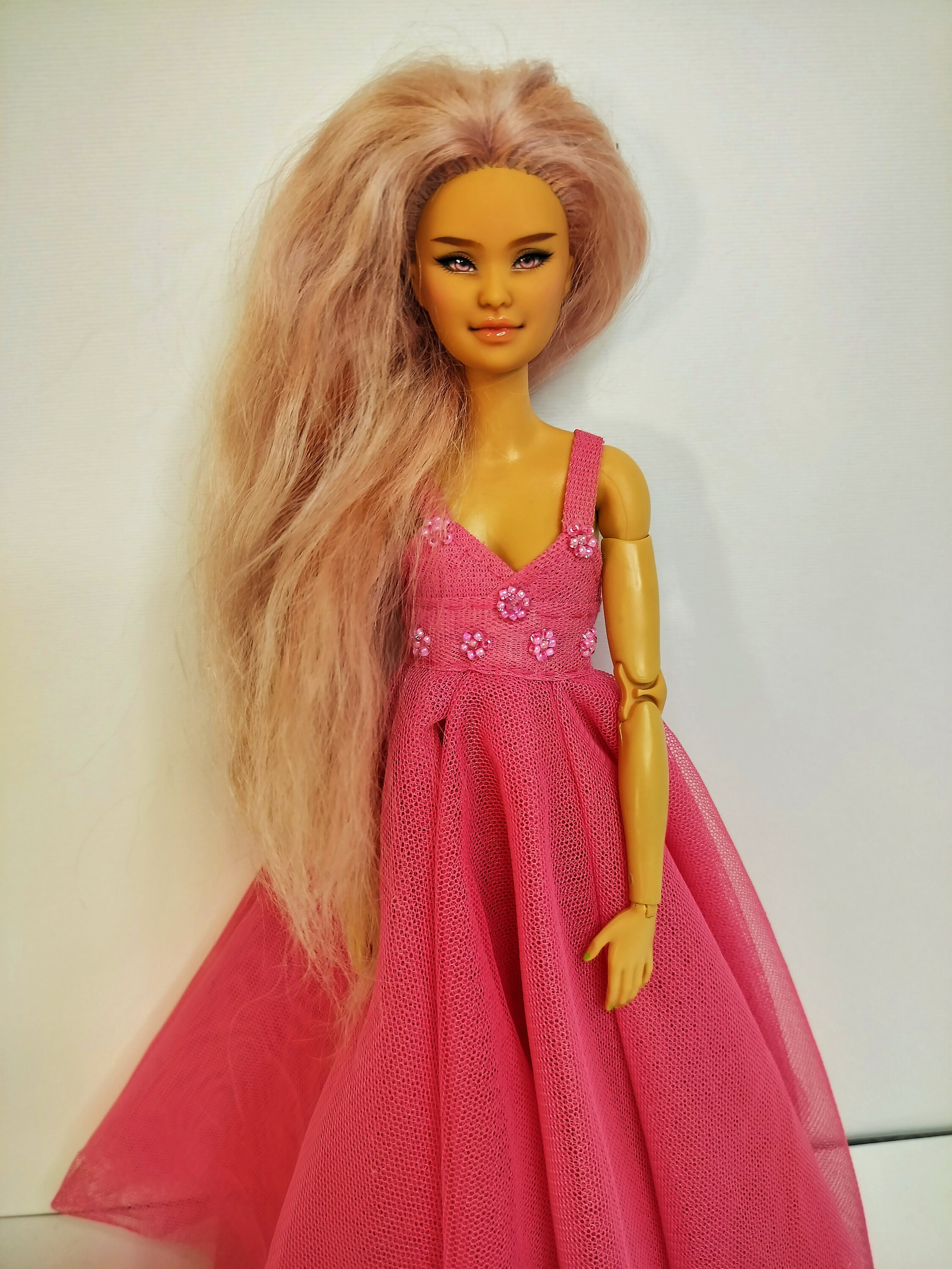 Barbie Reroot Repaint Customs Oak Handmade Art Doll With - Etsy