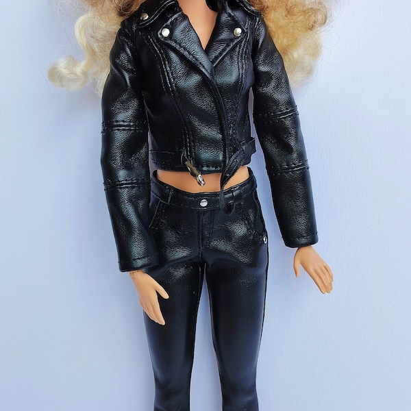 Barbie Leather Jacket - Etsy